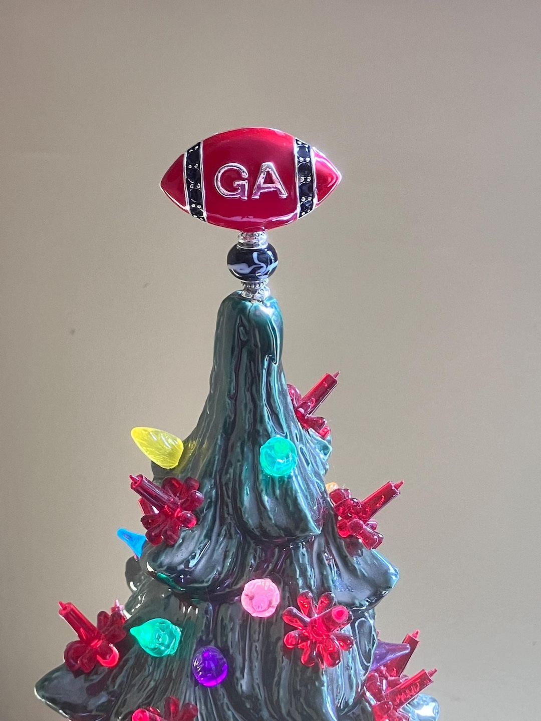 Georgia Football Topper for Ceramic Trees - Etsy