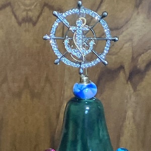 Ship's Wheel Topper for Ceramic Trees, Rhinestones Decor - Etsy