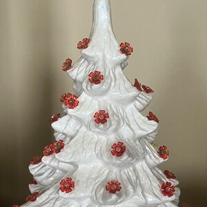 Red Ribbon Topper for Ceramic Trees - Etsy