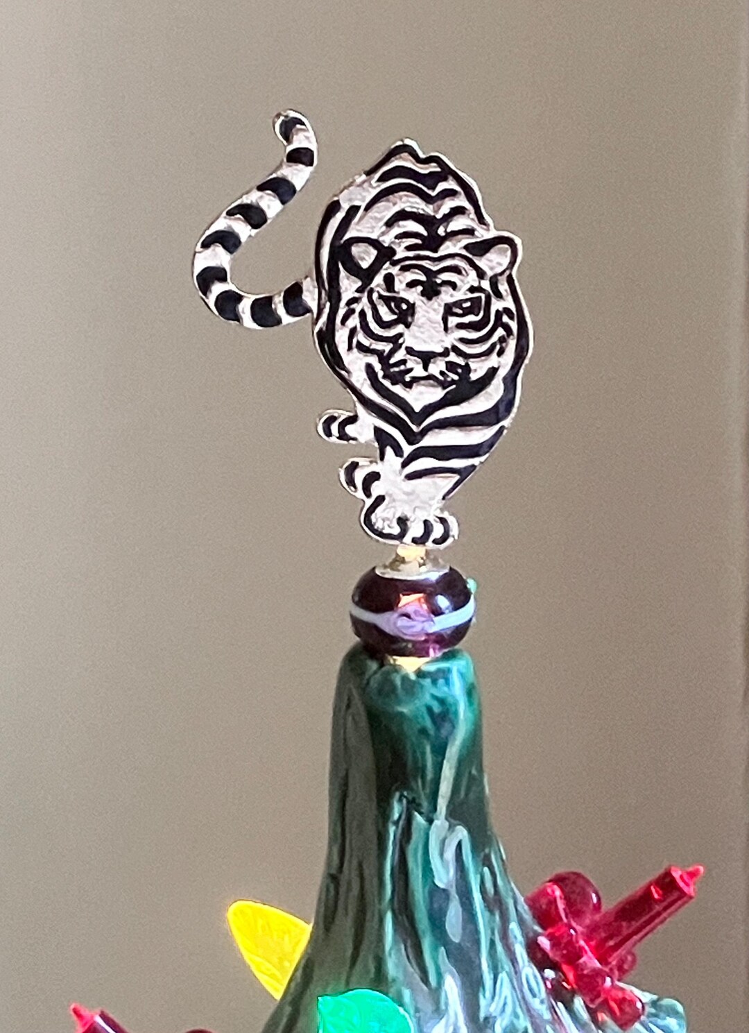 Stalking Tiger Topper for Ceramic Trees - Etsy