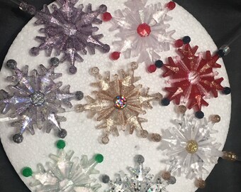 Large Snowflake Tree Topper - Etsy