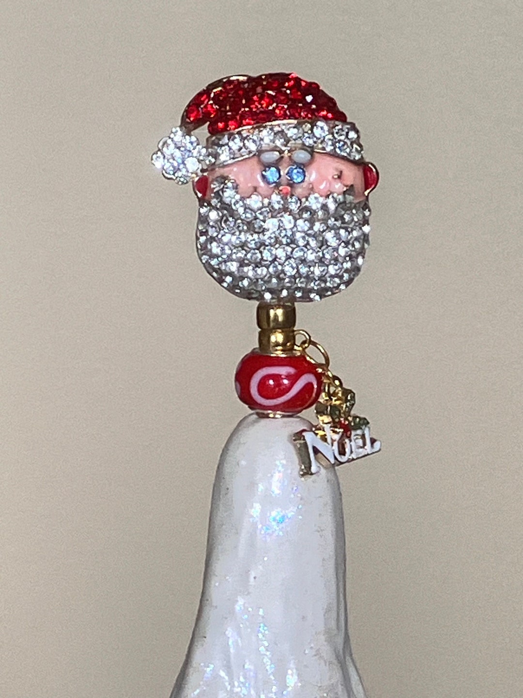 Santa Face Topper for Ceramic Trees - Etsy