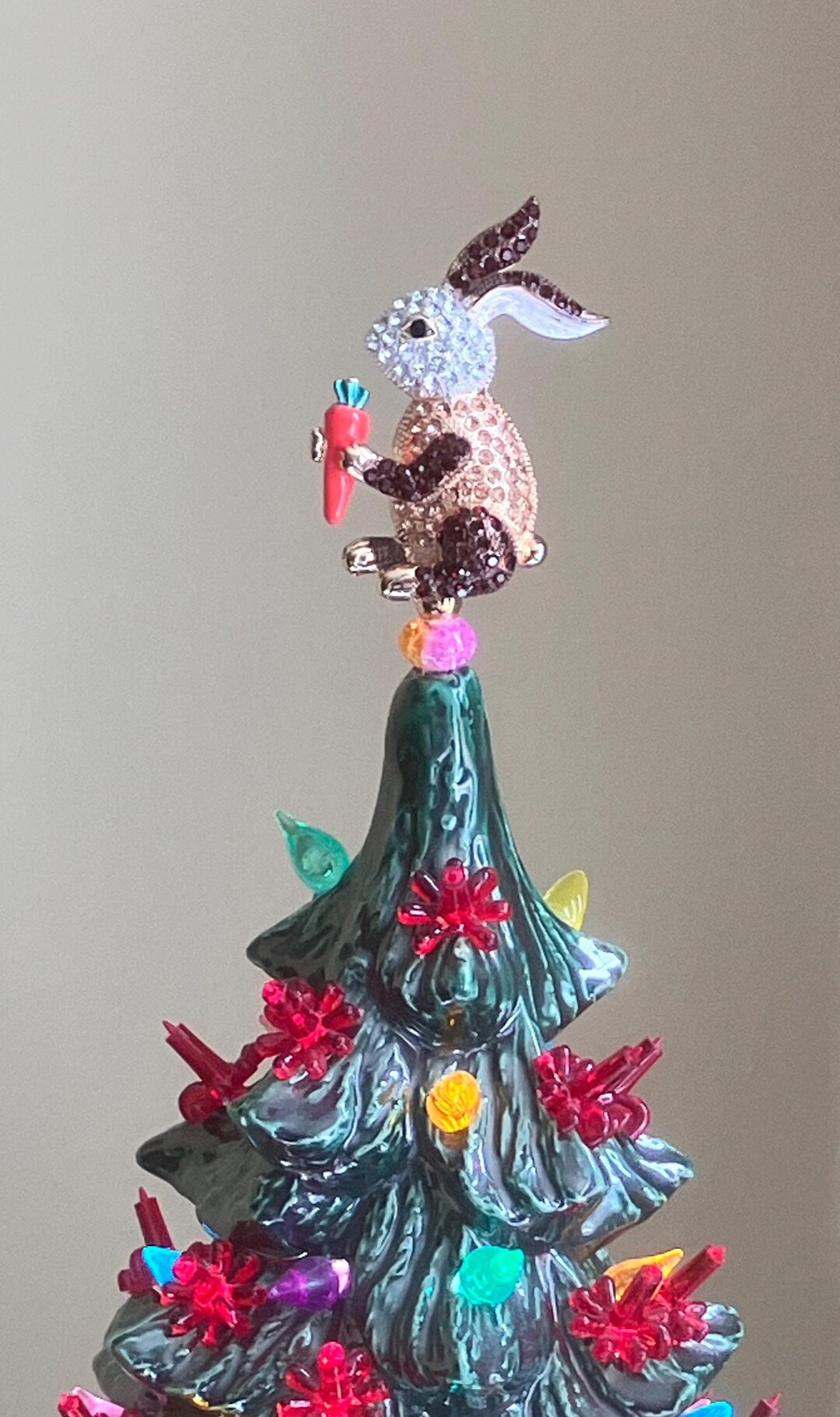 Large Rabbit Topper for Ceramic Tree (3/16" Stem) - Etsy