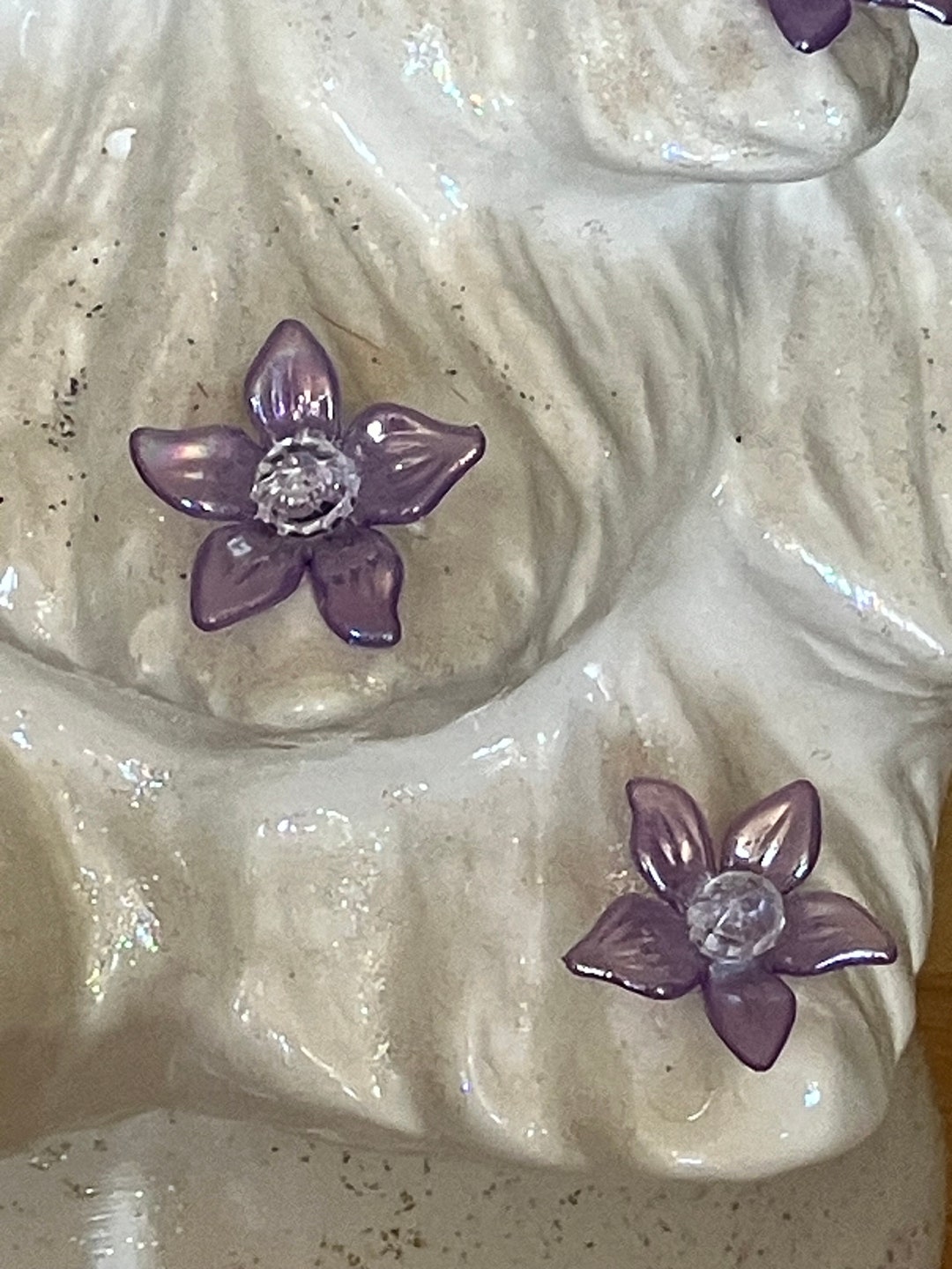 Iridescent Lavender Acrylic Flower Lights for Ceramic Trees - Etsy
