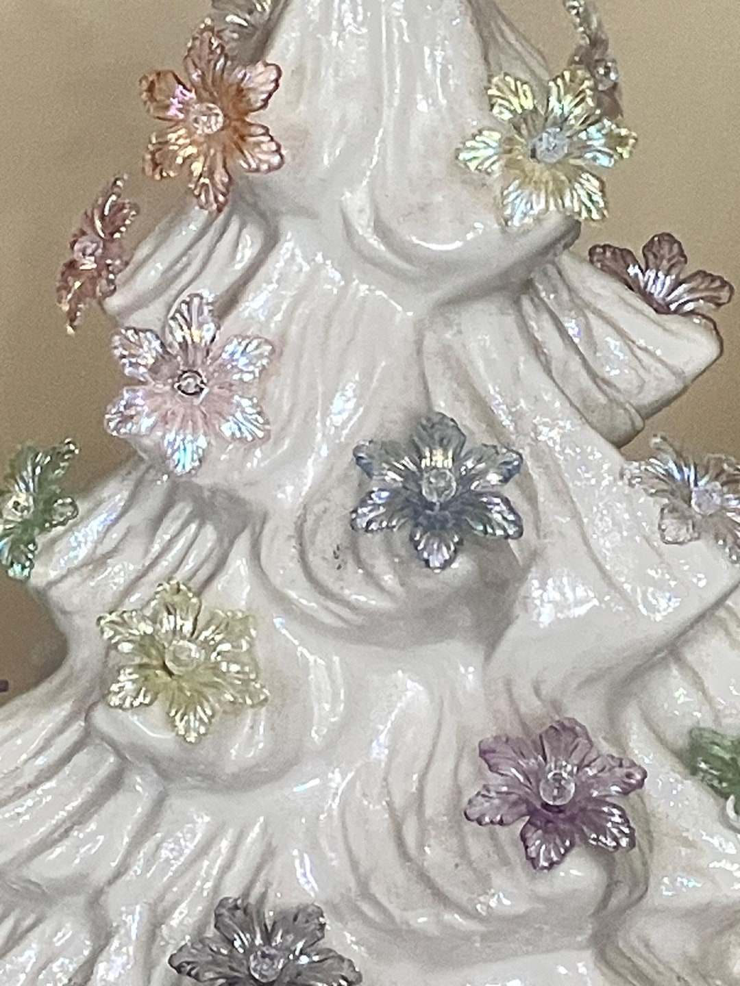 Iridescent Pastel Spring Flower Lights for Ceramic Trees - Etsy