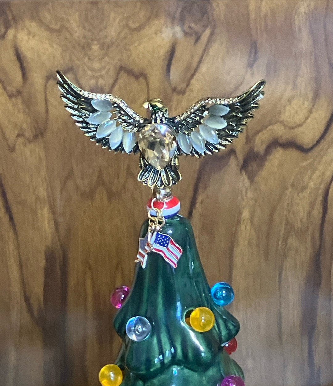 Eagle Tree Topper, 3/16 Stem, for Ceramic Trees - Etsy