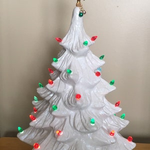 Rhinestone Poinsettia Topper for Ceramic Trees - Etsy