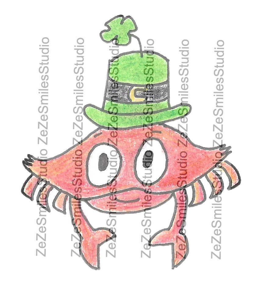 St. Patrick's Day Clipart, Rainbow, Leprechaun, Green, Shamrock, Four ...