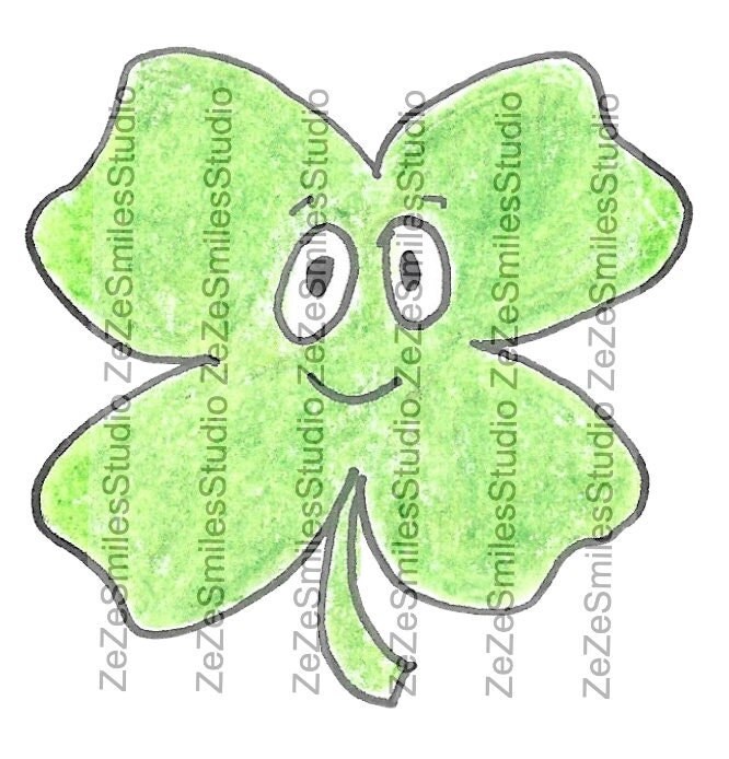 St. Patrick's Day Clipart, Rainbow, Leprechaun, Green, Shamrock, Four ...