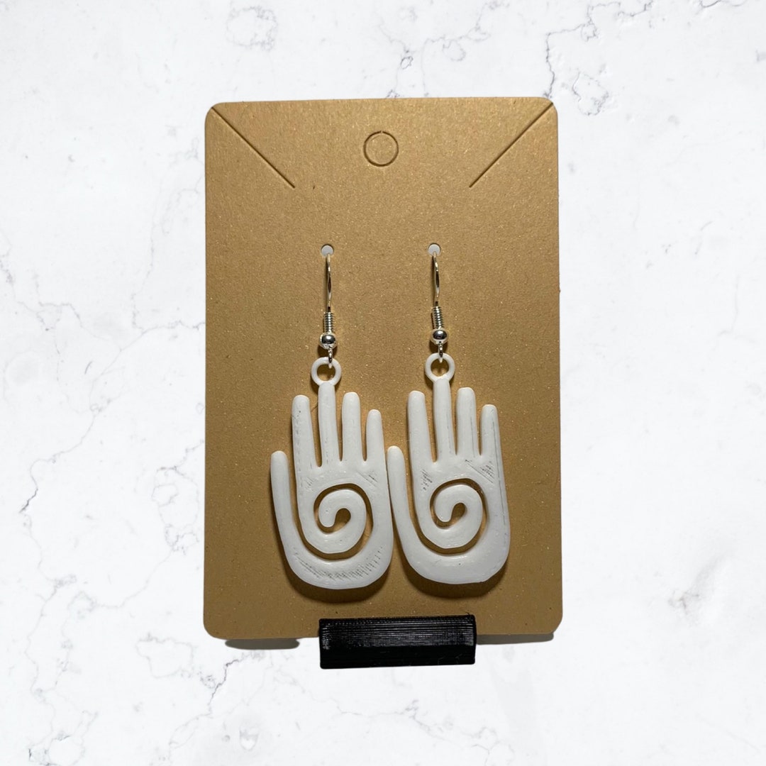 Mayan Hand Earring Set (3D Printed) UK Fast & Free - Etsy