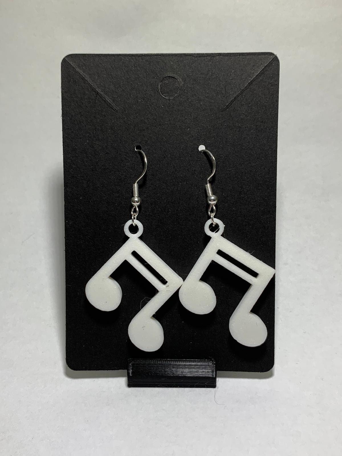 Music Note Earring Set 3D Printed UK Fast & Free - Etsy Australia