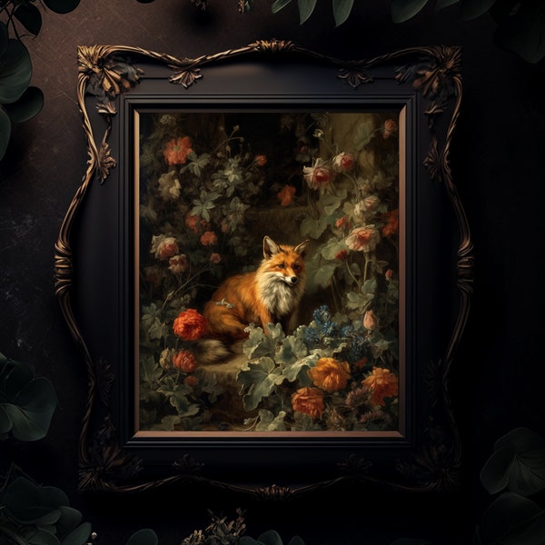 Fox Painting - Etsy