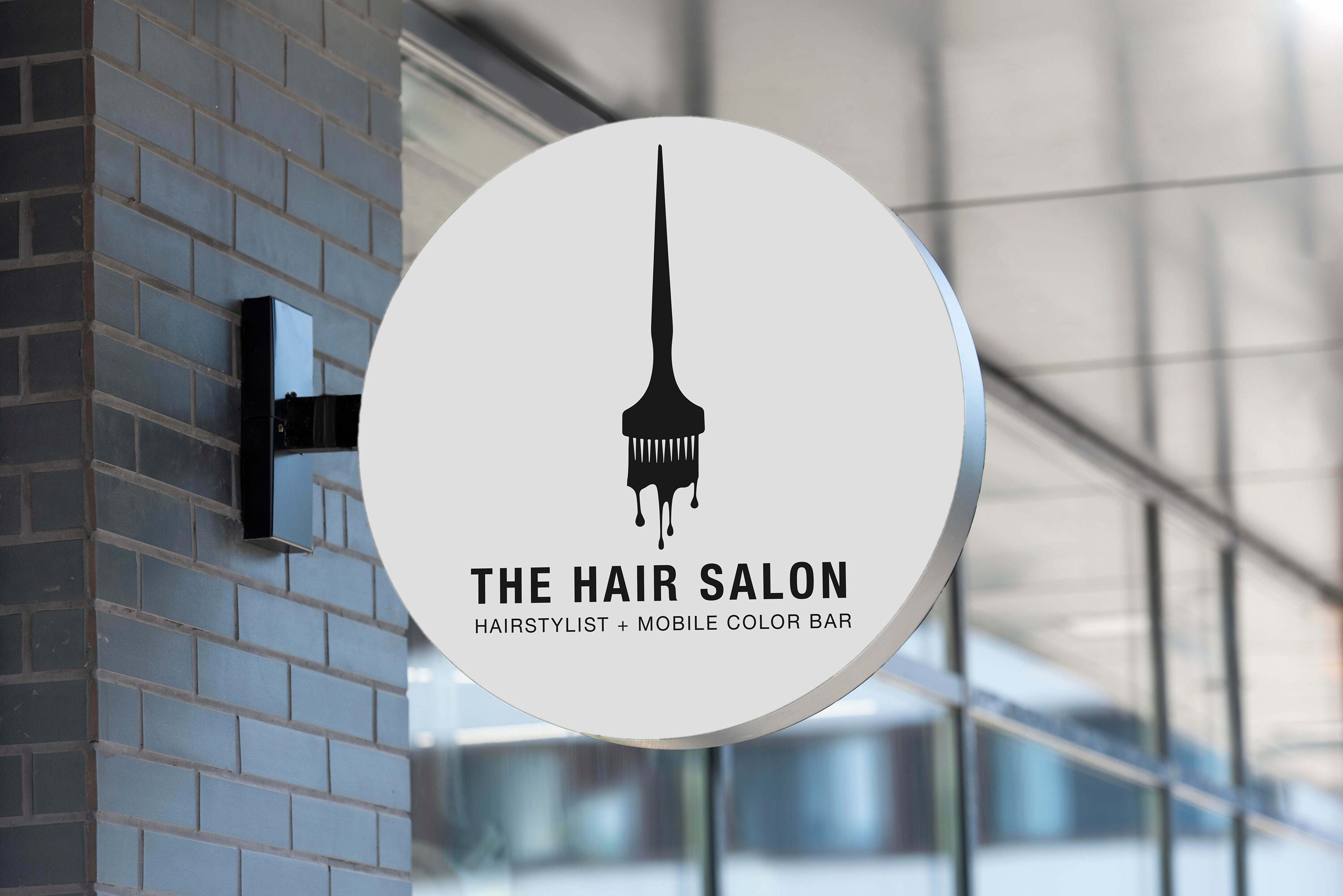 Hair Coloring Icon for a Hair Salon Logo | Hair Studio Logo | Salon ...