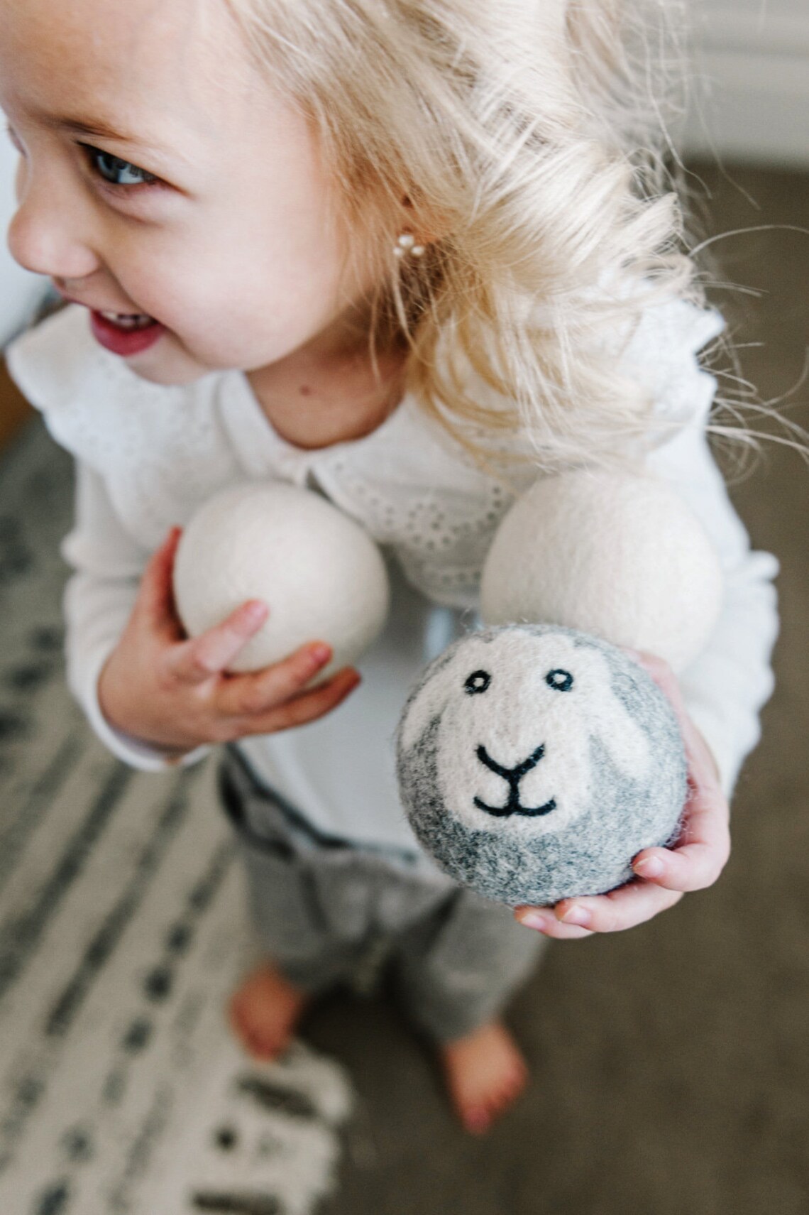 BULK 60 Balls GRAY SHEEP Eco-friendly Smart Sheep 100% Premium Wool ...