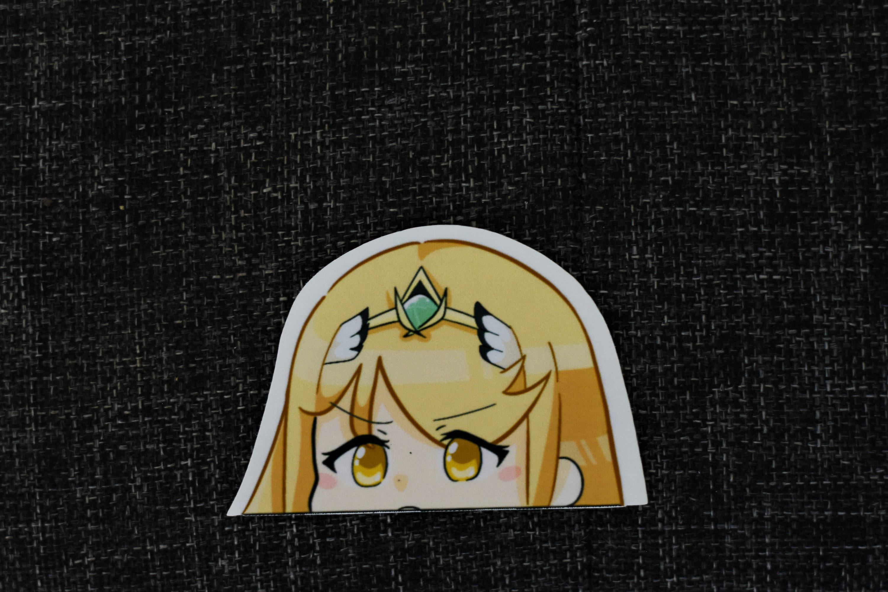 Pyra & Mythra Anime Peeker Stickers - Etsy