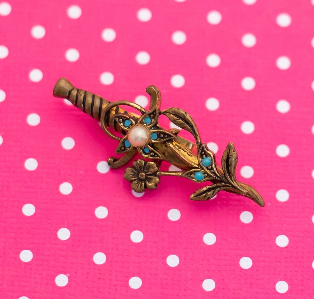Vintage Elven Sword Brooch P4 - Etsy