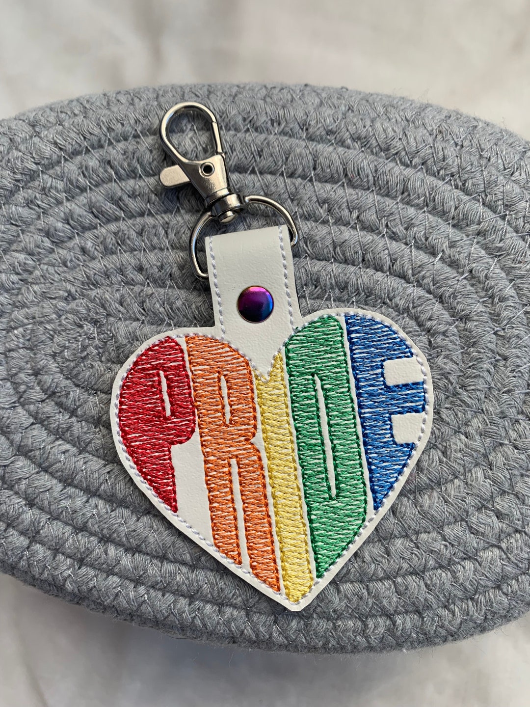 LGBTQ+ Ally Keychain Bagtag, Gay Pride Keychain, Pride Gift, Proud Ally, Pride Flag, Love is ...