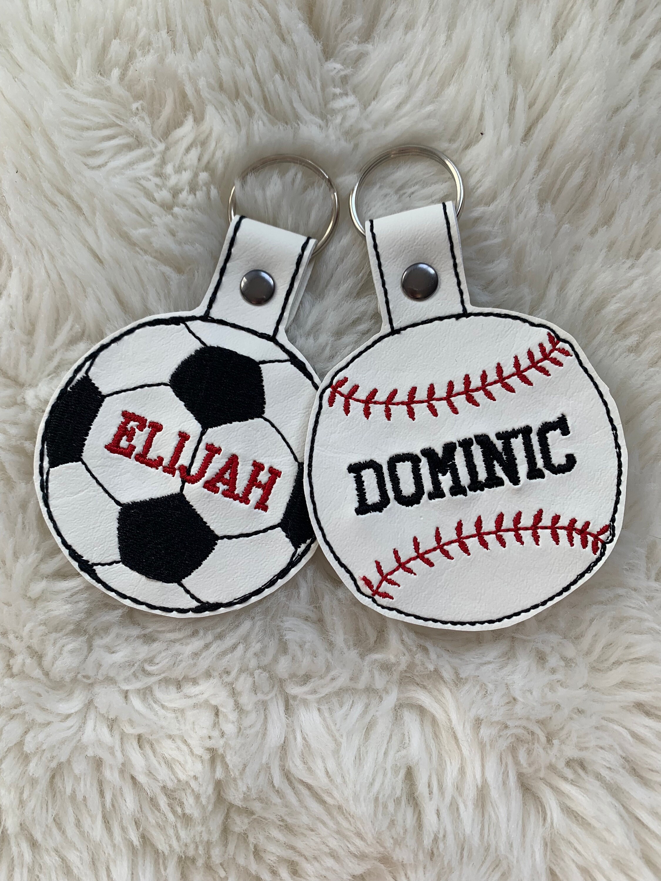 Personalized Soccer Ball Keychain Custom Soccer Key Ring - Etsy