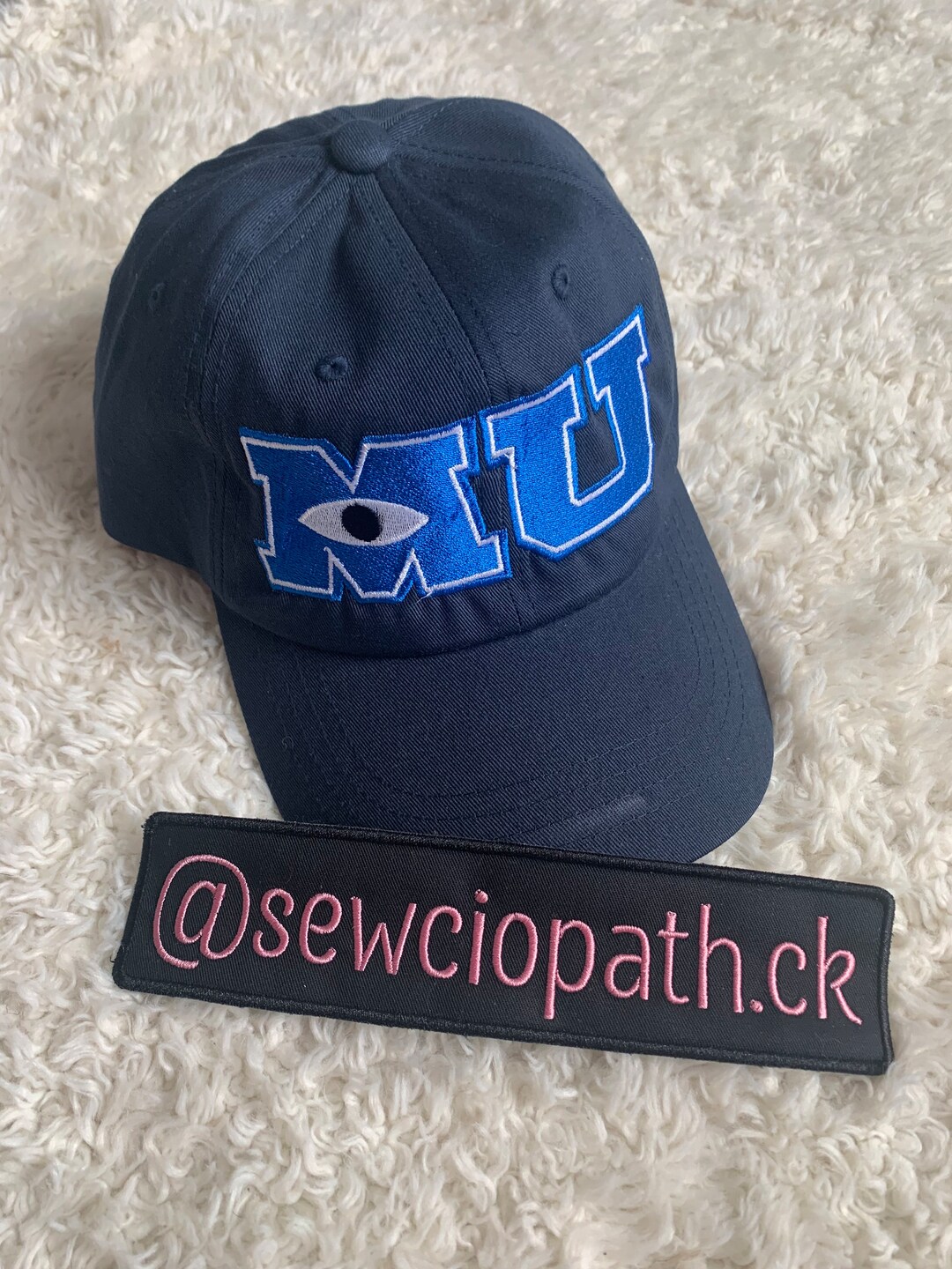Monsters University MU Hat Mike Wazowski Hat Parks Hat - Etsy