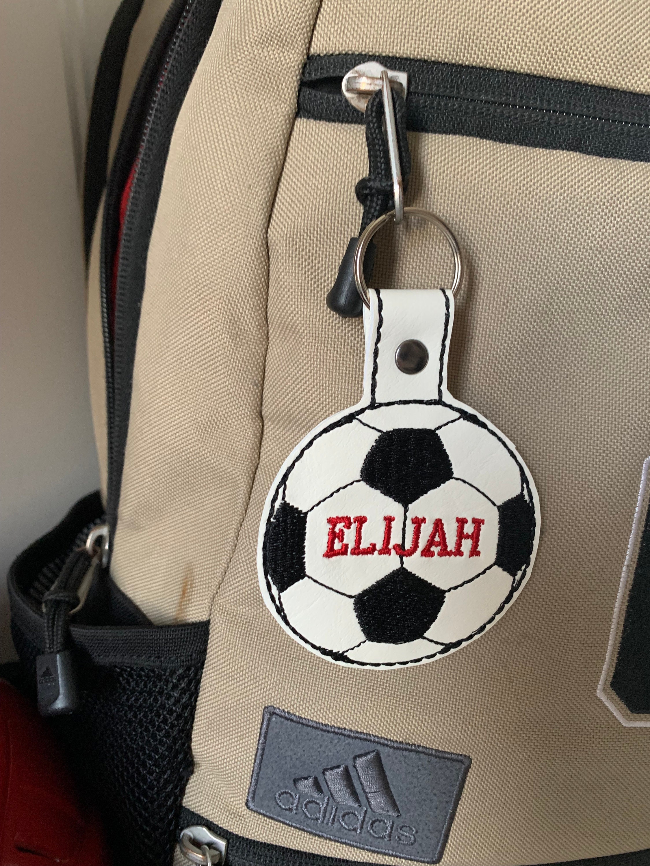 Personalized Soccer Ball Keychain Custom Soccer Key Ring - Etsy