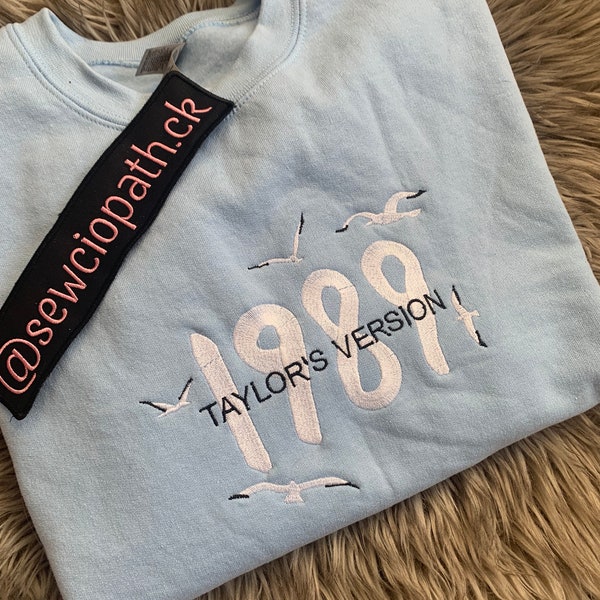 Taylor Swiftie Merch Sweatshirt Embroidered - Etsy