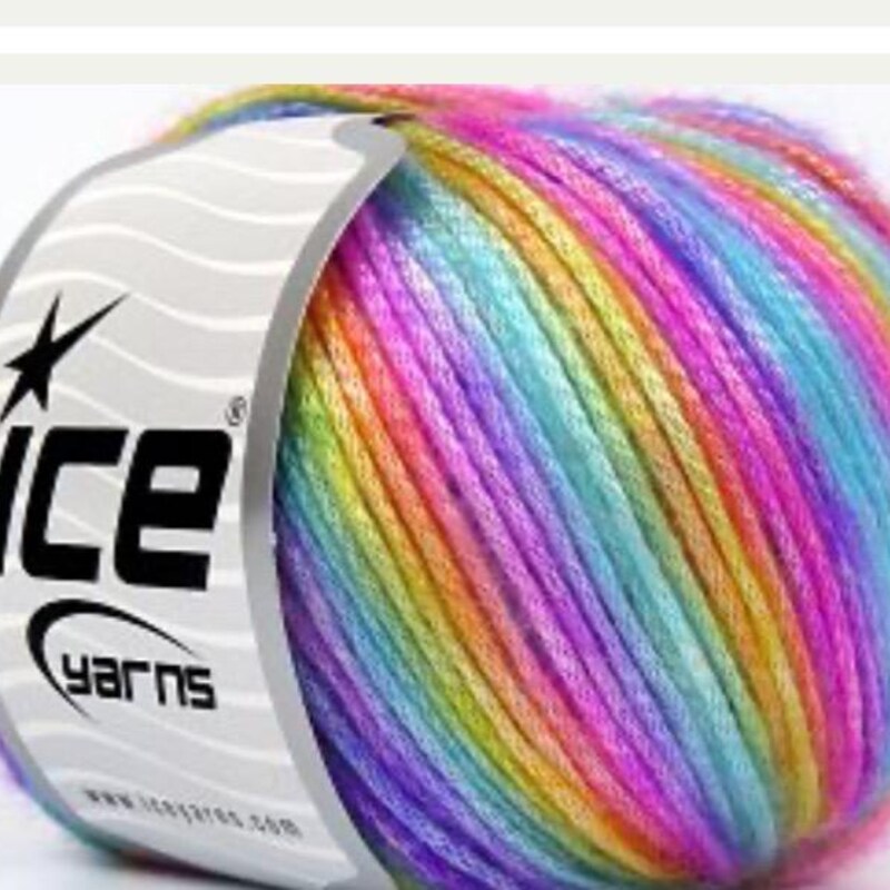 Rainbow Wool Yarn - Etsy