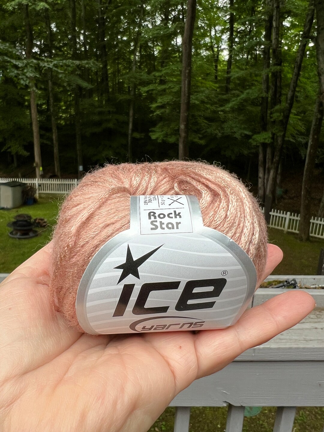 Rock Star Silver Beigh Pink Metallic Sheen, Soft Nylon, Merino Wool ...