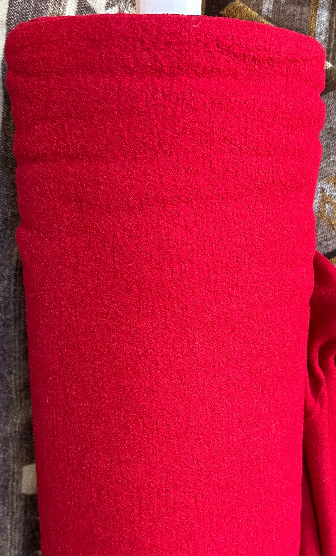 Boiled Wool Red - Etsy