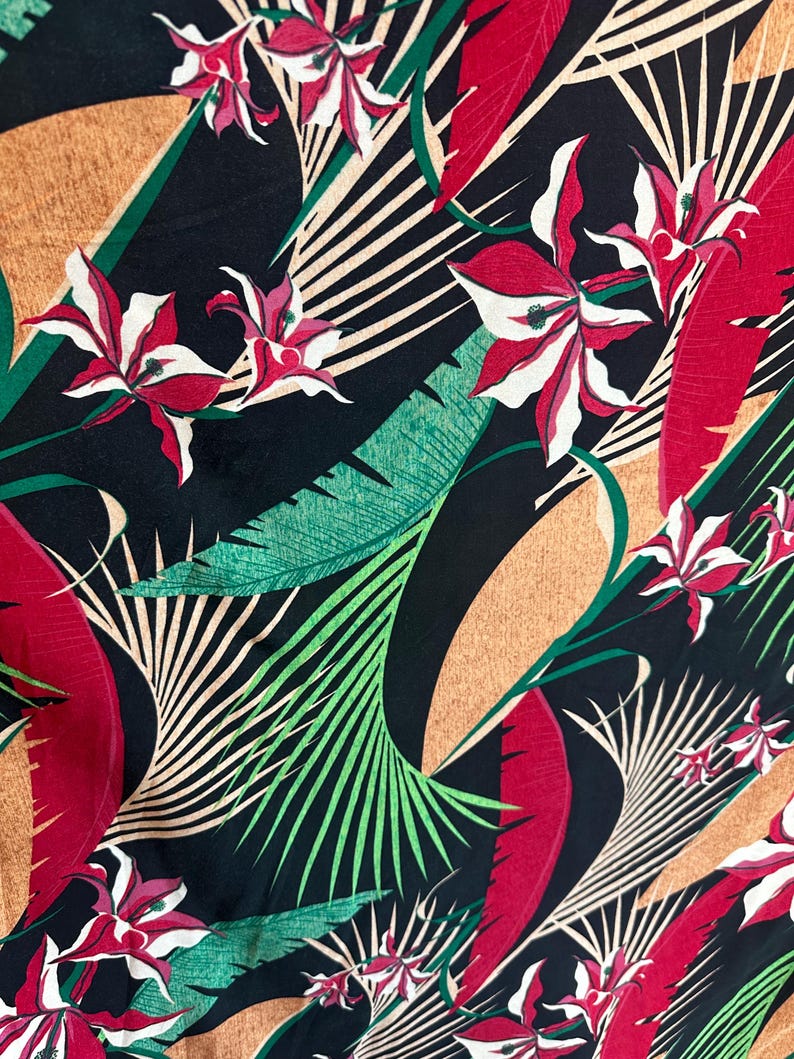 Rayon Challis Print #43 - Etsy