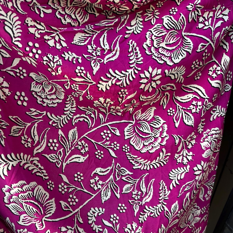 Rayon Print Fabric - Etsy