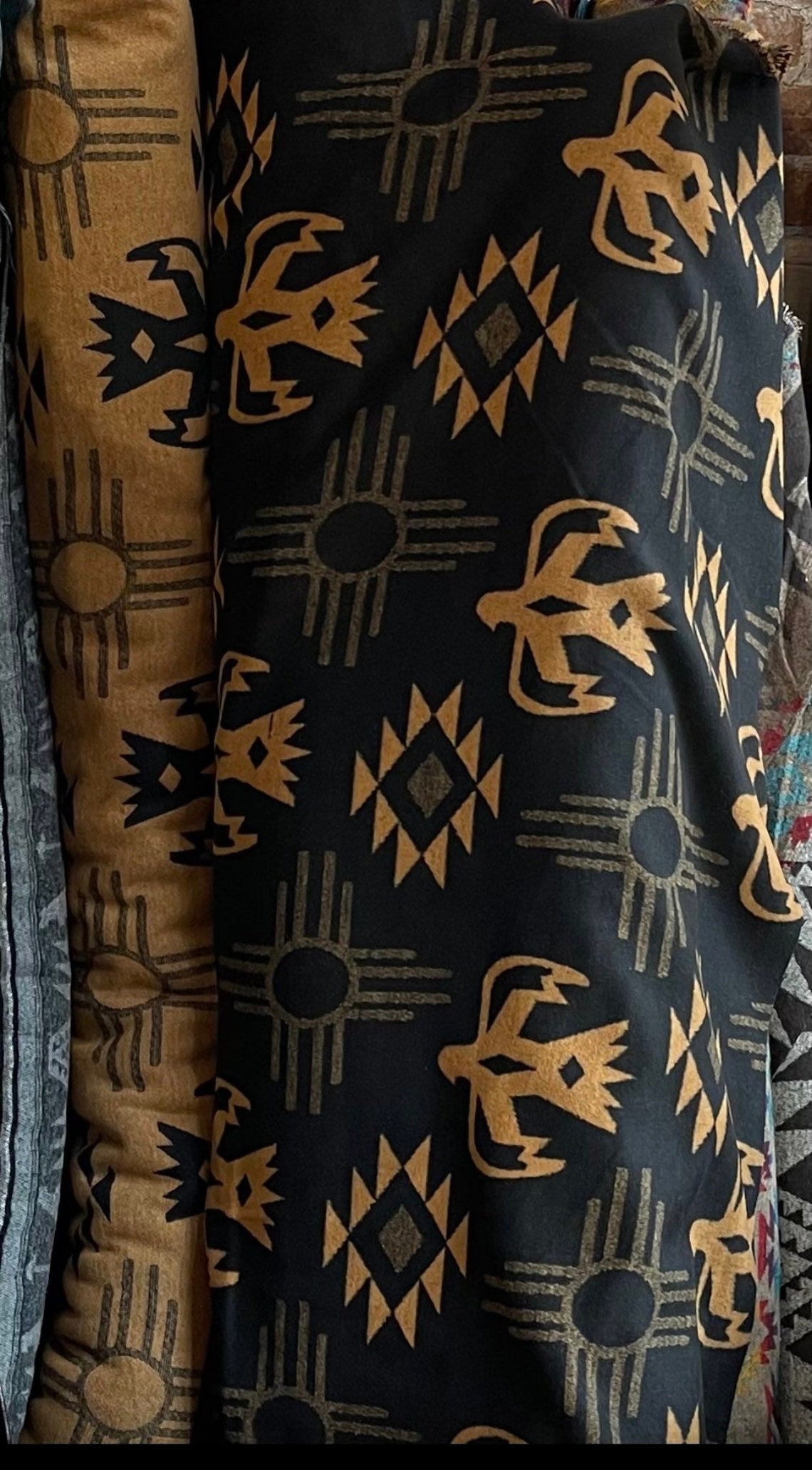 Southwest Fabric 41 by Meter Southwestern Blanket Throw | Etsy