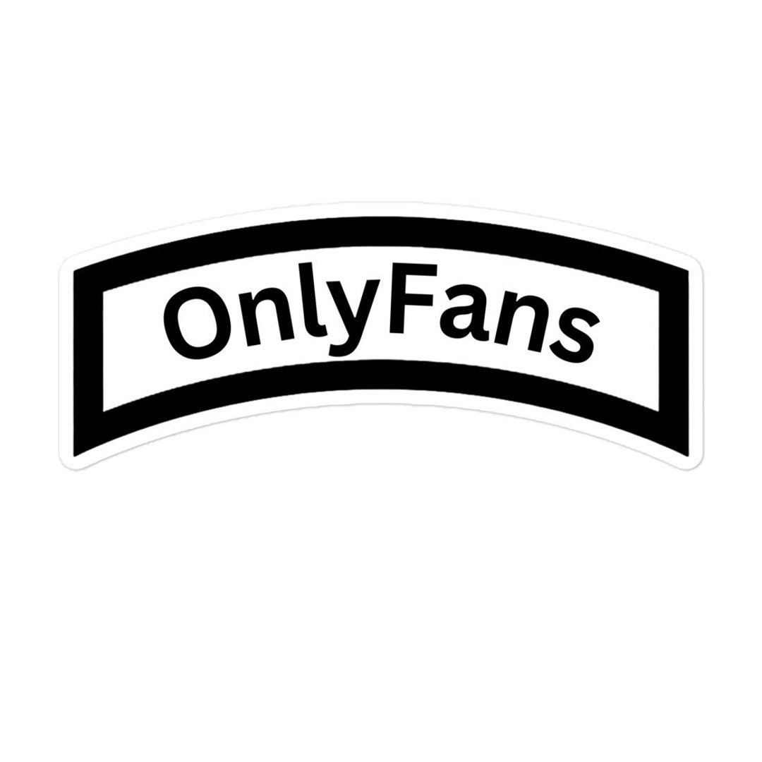 Onlyfans Sticker Military Tab Design, Funny Laptop Decal, Social Media ...