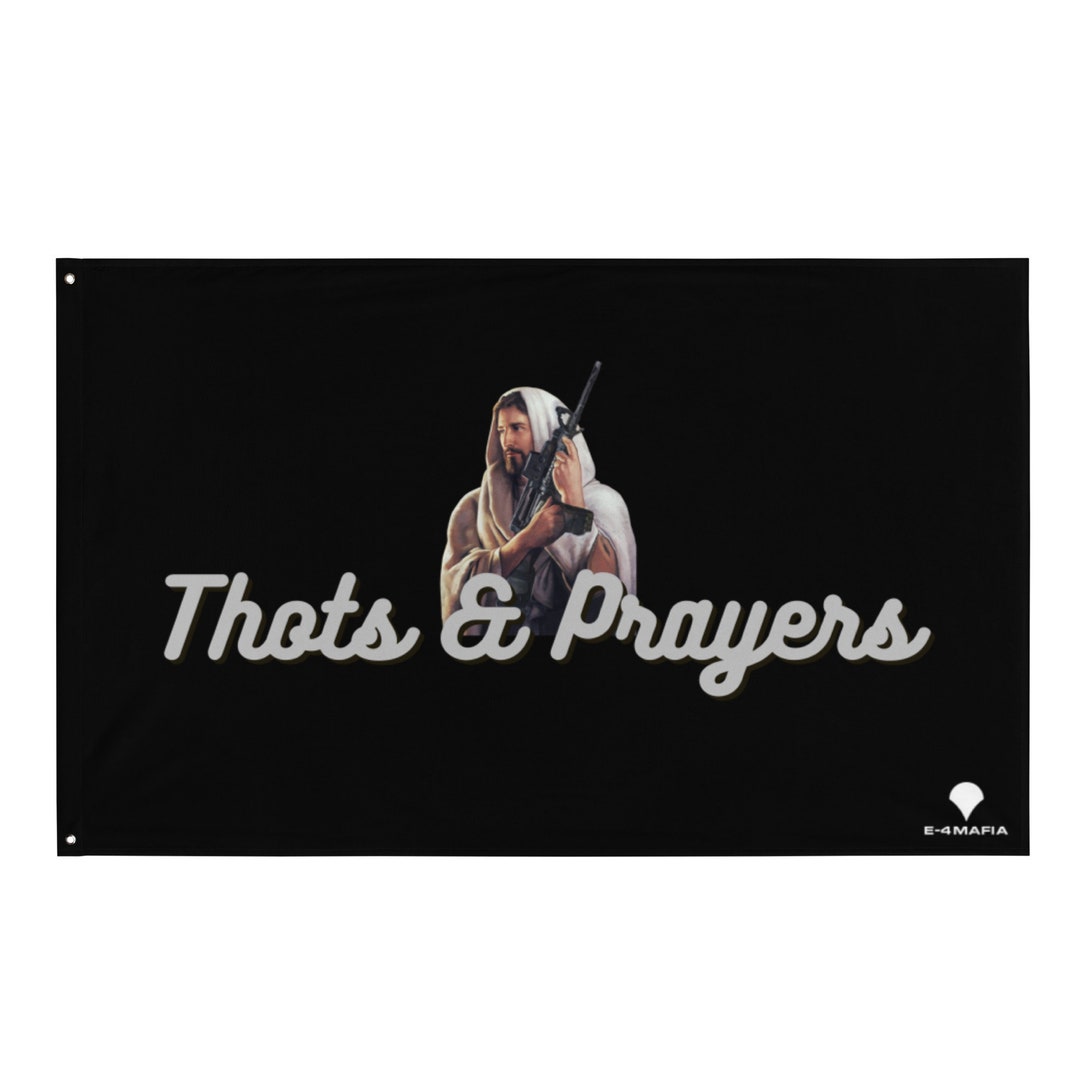 Thots & Prayers Flag - Etsy