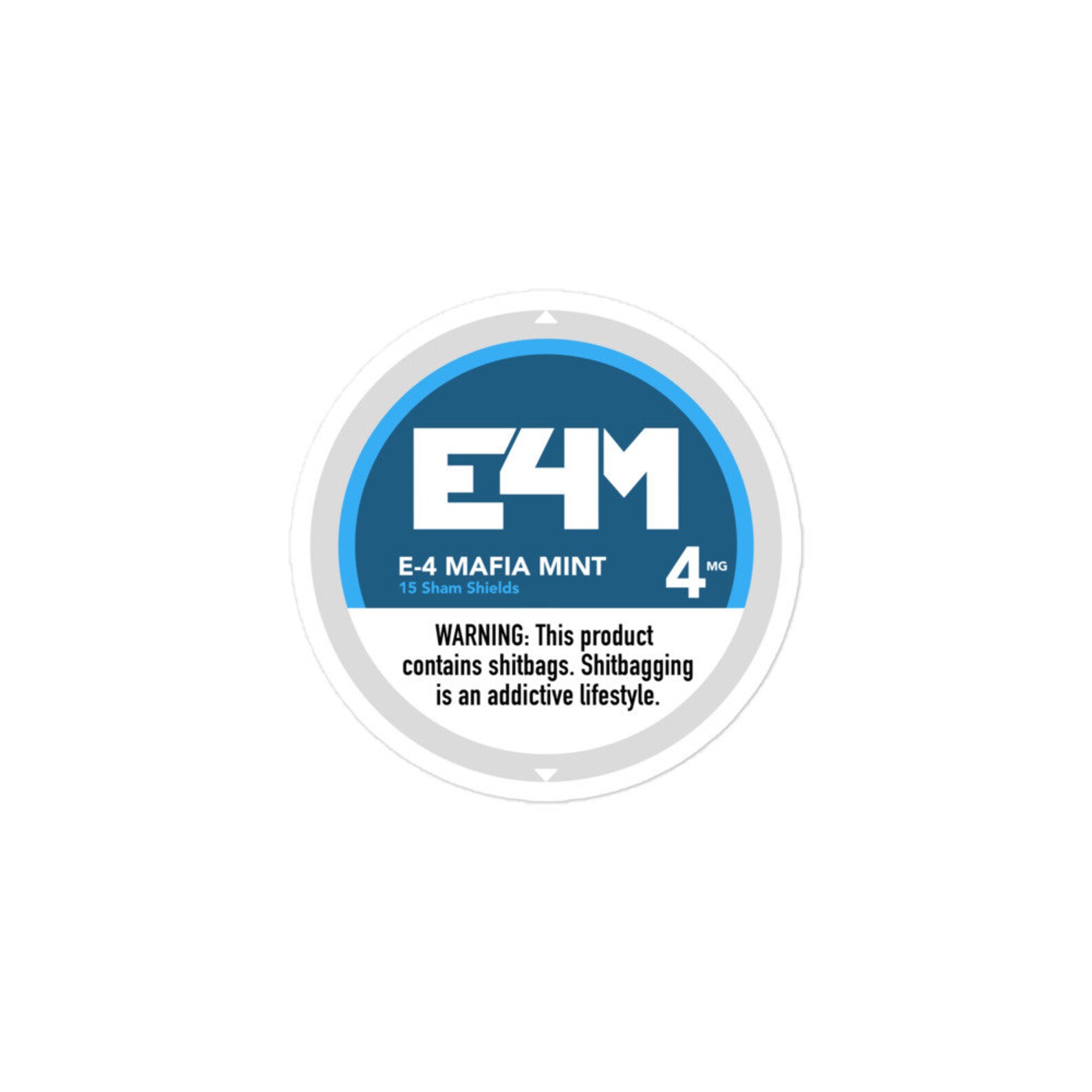E-4 Mafia Zyn-like Sticker Bold Military Humor Decal, Tactical Gear Art ...
