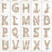 Romantic Alphabet,flowers and Birds Alphabet Png,handmade Letters ...
