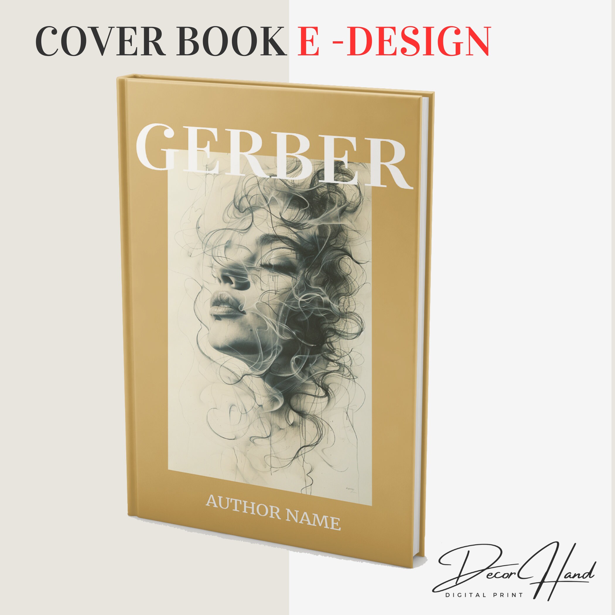 Cover Book Design From All Sides - Etsy