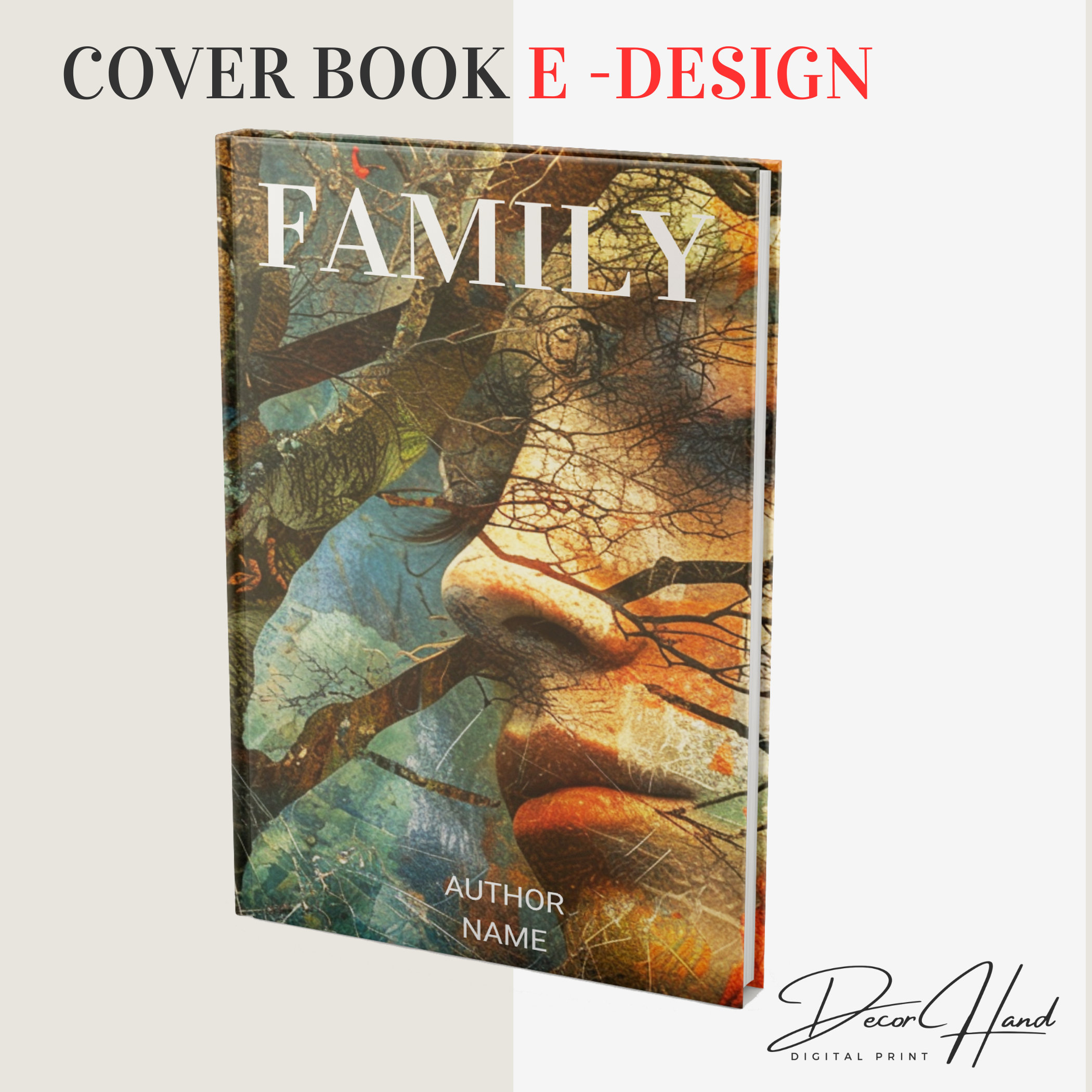 Cover Book Design - From All Sides - Etsy