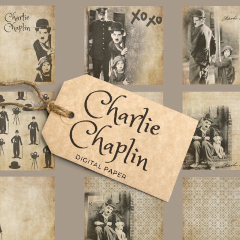 Charlie Chaplin - Etsy