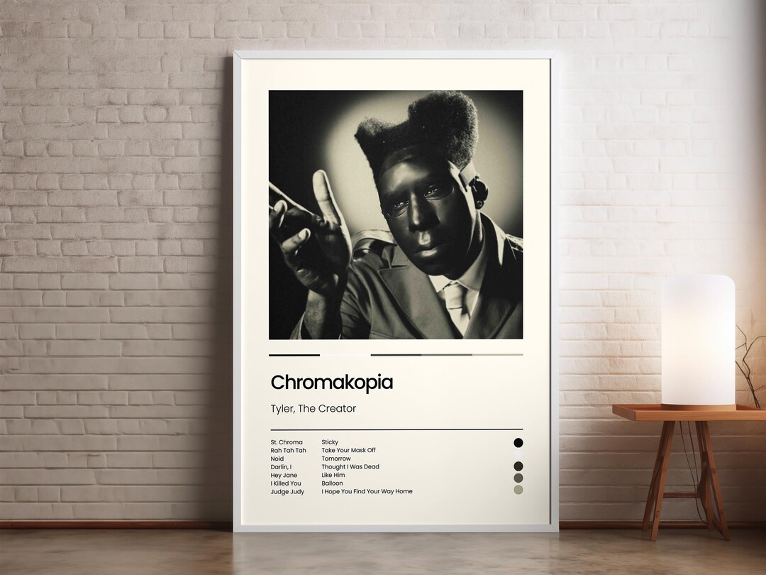Chromakopia Album Cover Poster tyler the Creator Wall Art Print ...