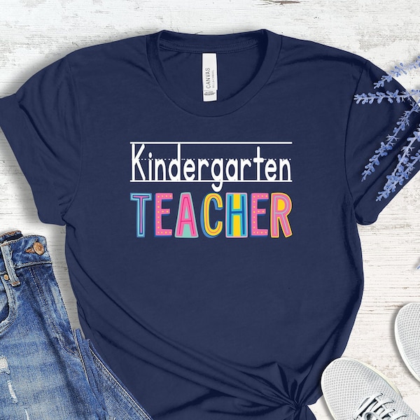 Kindergarten Teacher Shirt - Etsy