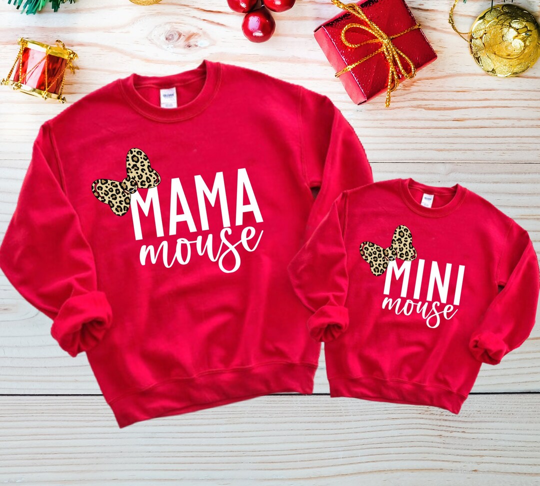 Mama Mouse Mini Mouse Sweatshirt Mommy And Me Sweatshirts Disney
