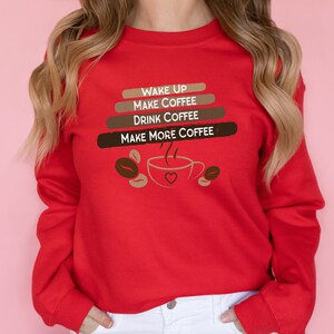 Coffee Sweatshirt, Coffee Lover Sweatshirt, Coffee Lover, Shirts for ...
