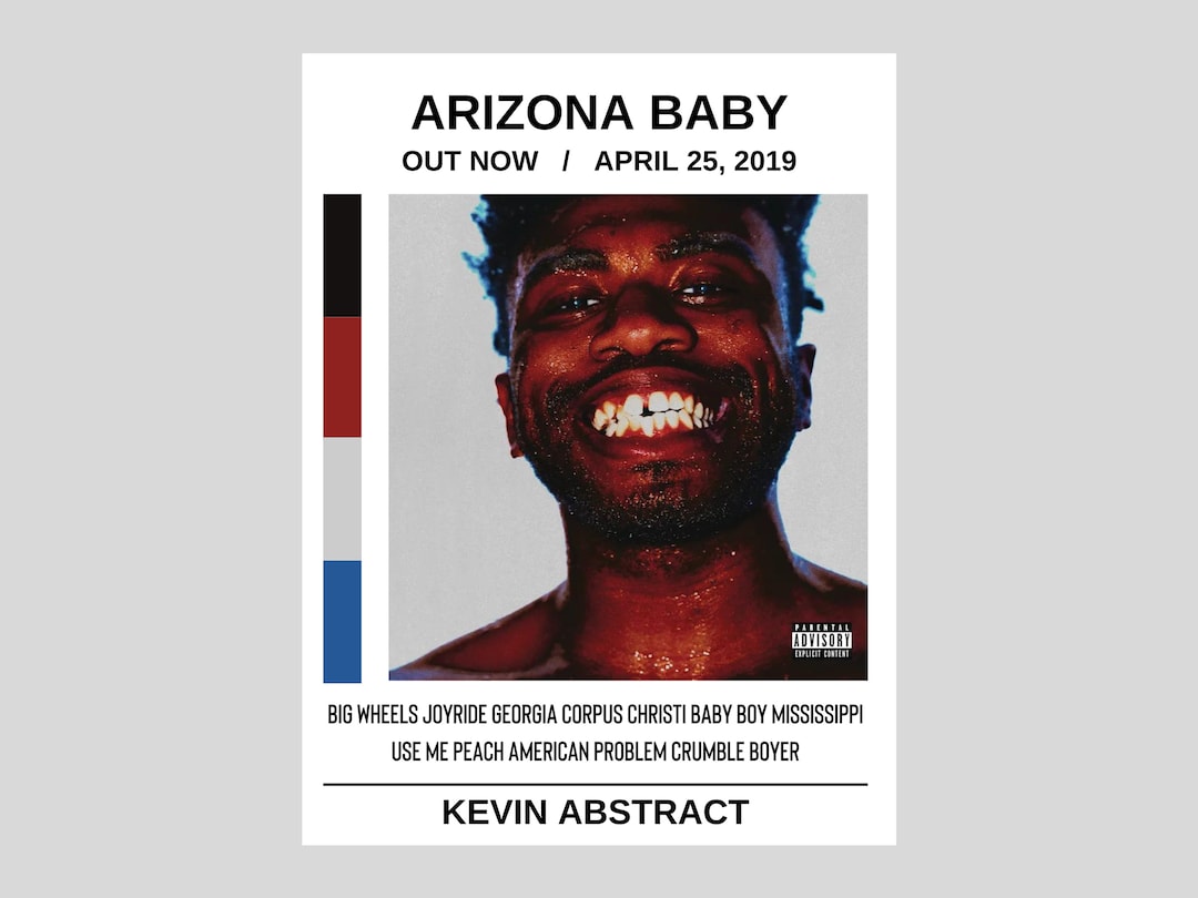 Kevin Abstract Arizona Baby- Album Cover Poster- Digital Download - Etsy