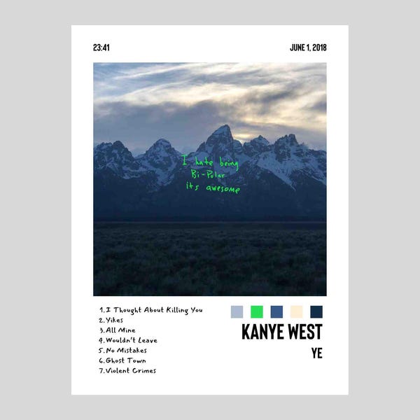 Ye Album - Etsy