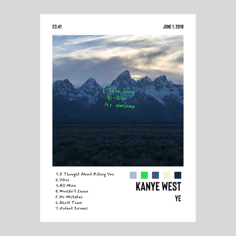 Ye Album - Etsy