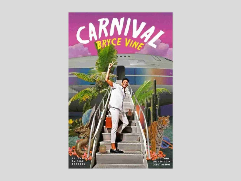 Bryce Vine Carnival- Album Cover Poster- Digital Download - Etsy