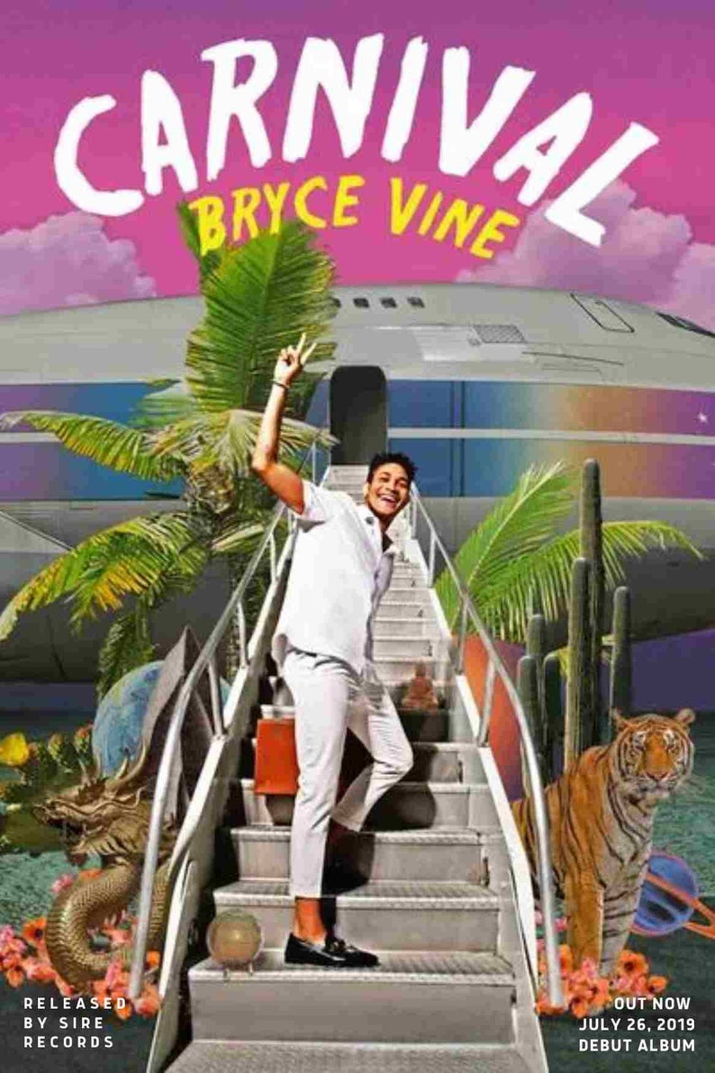 Bryce Vine Carnival- Album Cover Poster- Digital Download - Etsy
