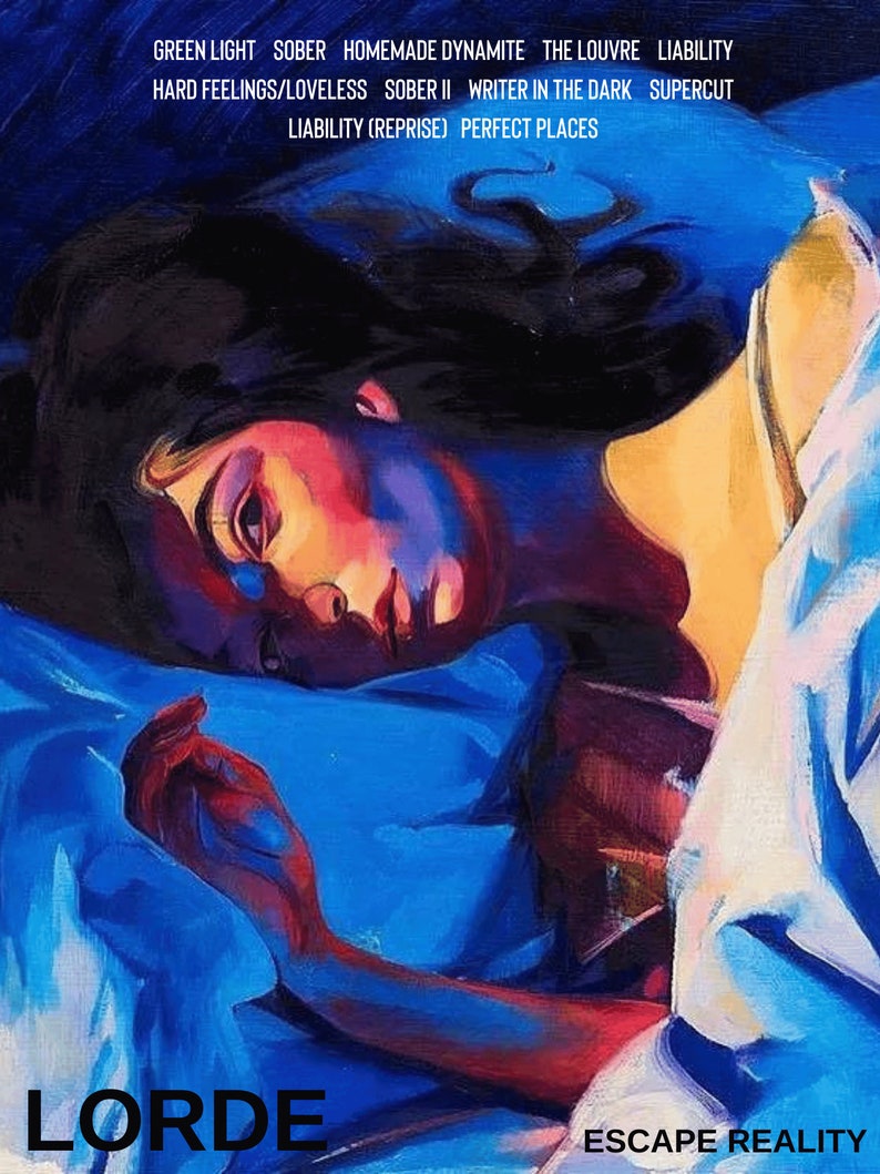 Lorde Melodrama- Retro Album Print- Digital Download - Etsy