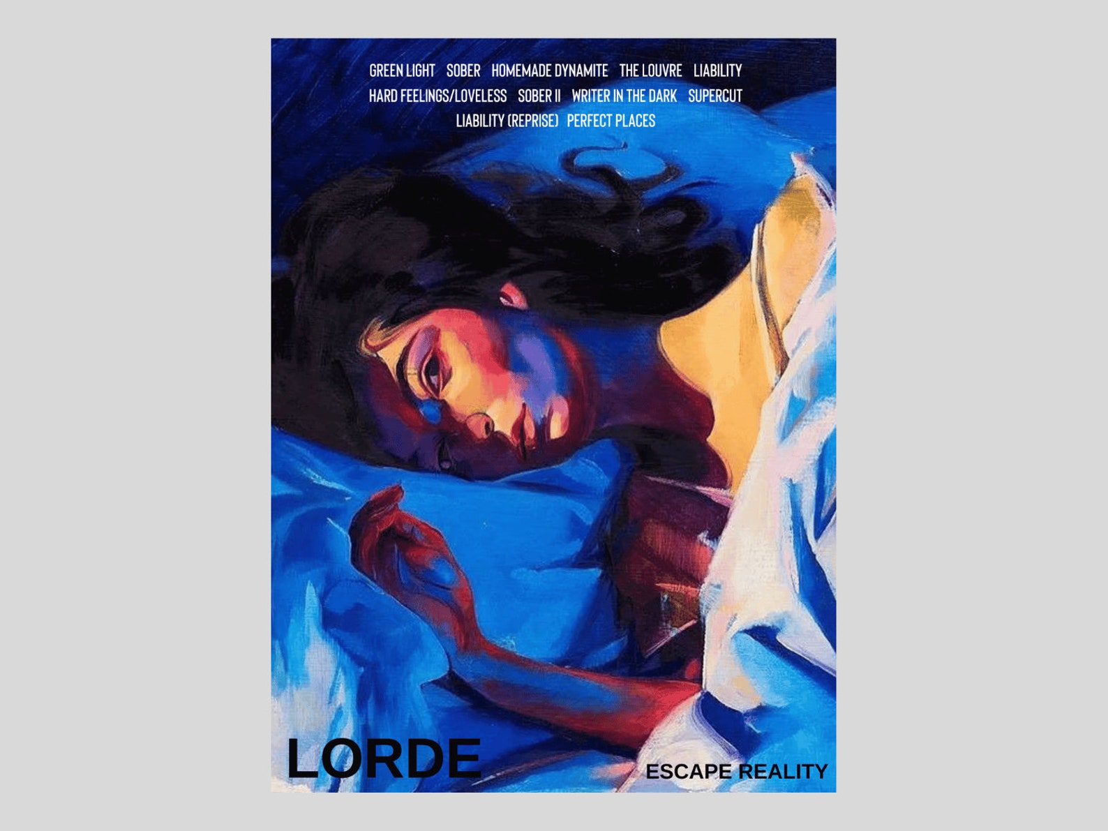 Lorde Melodrama- Retro Album Print- Digital Download - Etsy