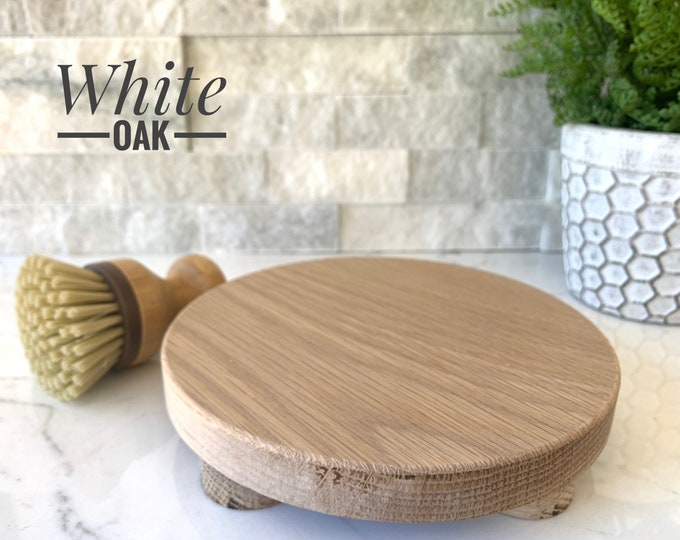 Round Wood Soap Stand/ Wood Riser Tray/ Kitchen Stand/ Candle - Etsy